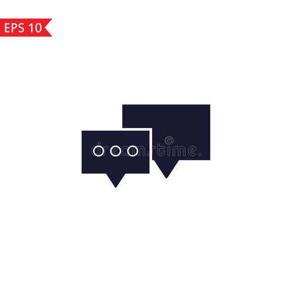 Modern chat icon Vector stock vector. Illustration of blog - 208595666