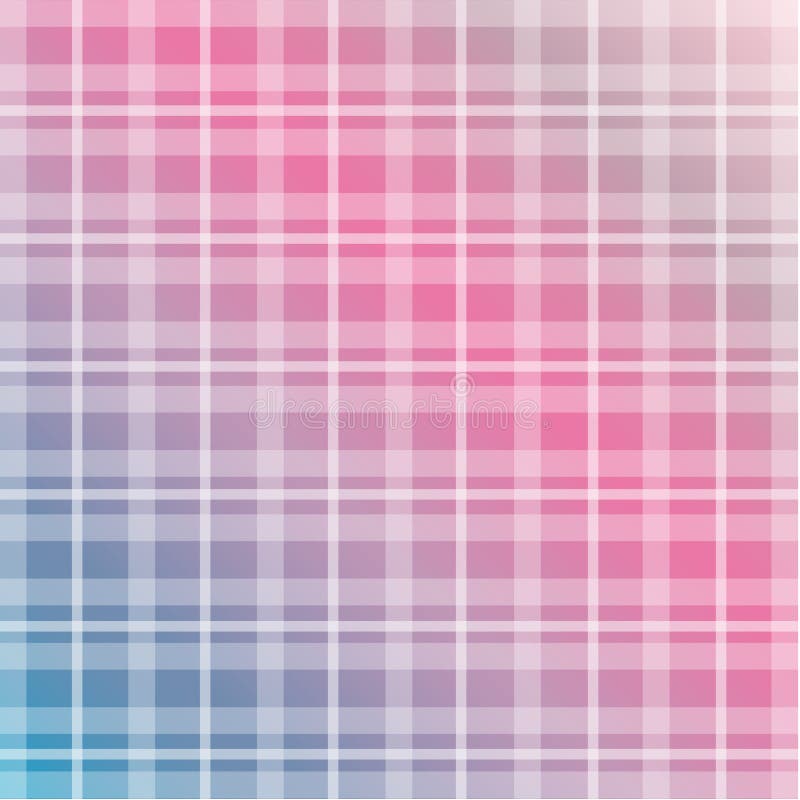 Modern Check Grid Plaid Pattern in Soft Pink and Blue Stock Vector ...