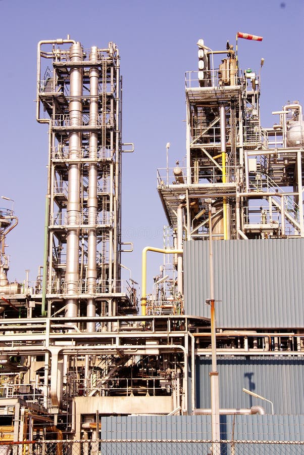 Modern chemical factory stock photo. Image of industry - 5672894