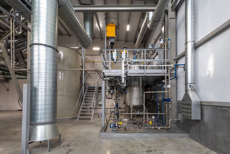 Modern chemical factory stock photo. Image of industry - 5672894