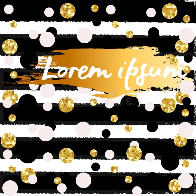 Modern Chic Gold Background Vector Design Stock Vector - Illustration ...