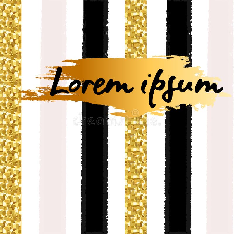 Modern Chic Gold Background Vector Design Stock Vector - Illustration ...