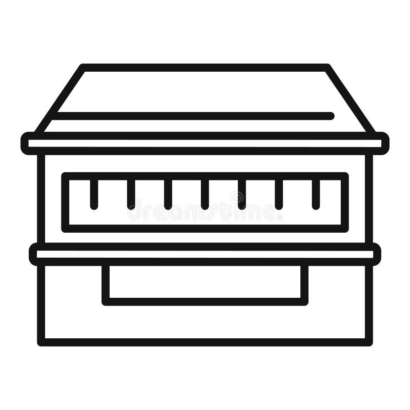 Modern Chicken Coop Icon Representing Poultry Farming Stock ...