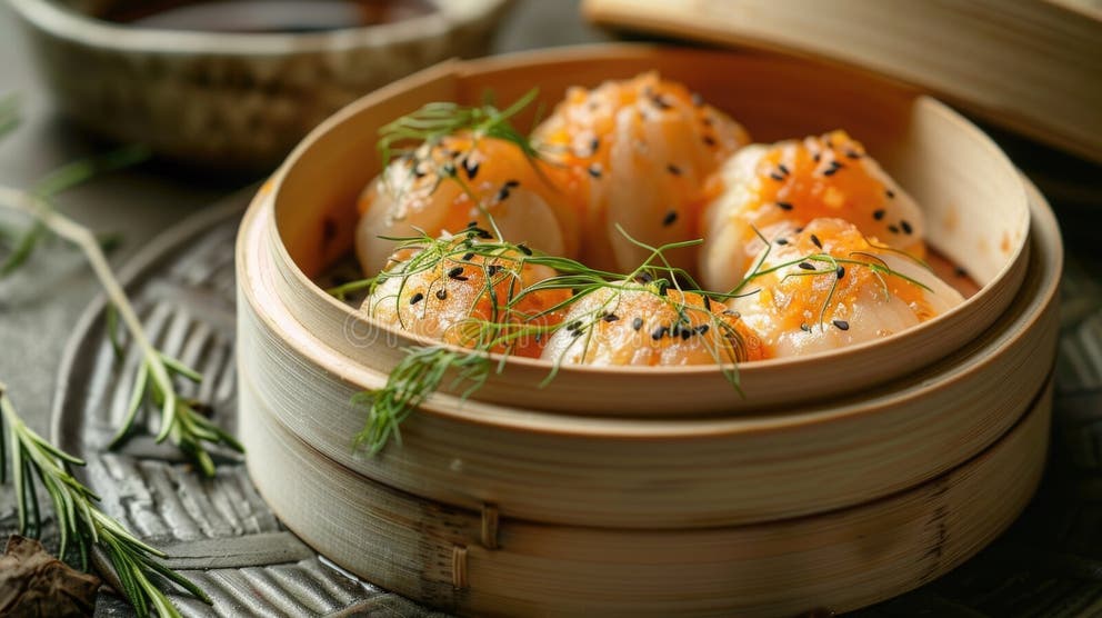 Modern Chinese Dim Sum with Mediterranean Ingredients in a Minimalistic ...