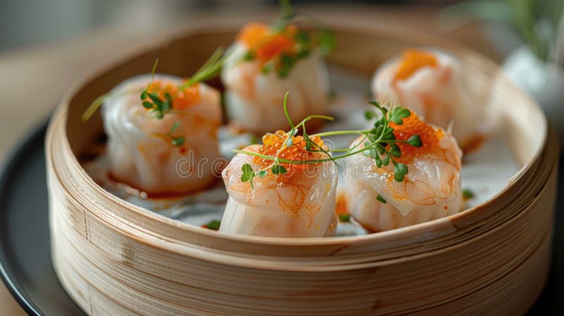 Modern Chinese Dim Sum with Mediterranean Ingredients in a Minimalistic ...