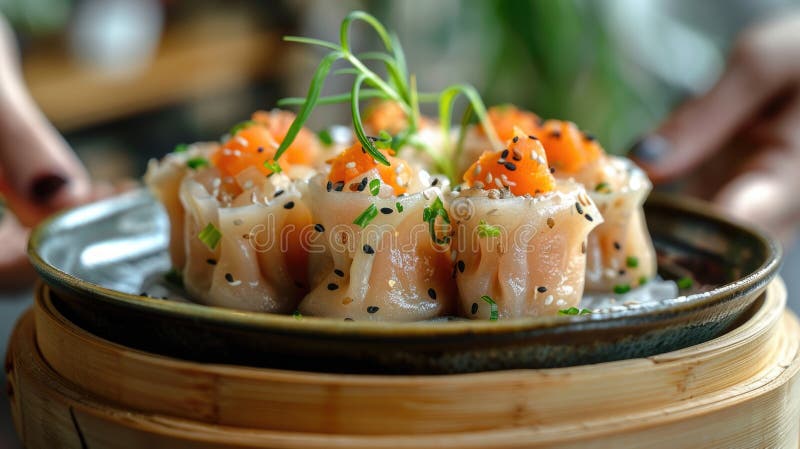 Modern Chinese Dim Sum with Mediterranean Ingredients in a Minimalistic ...