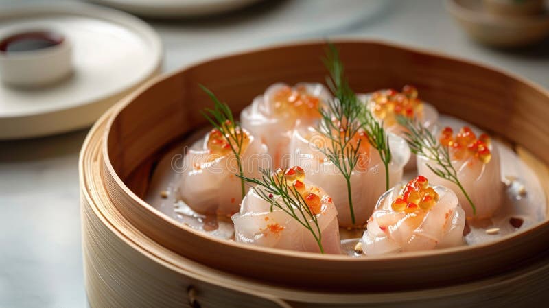 Modern Chinese Dim Sum with Mediterranean Ingredients in a Minimalistic ...