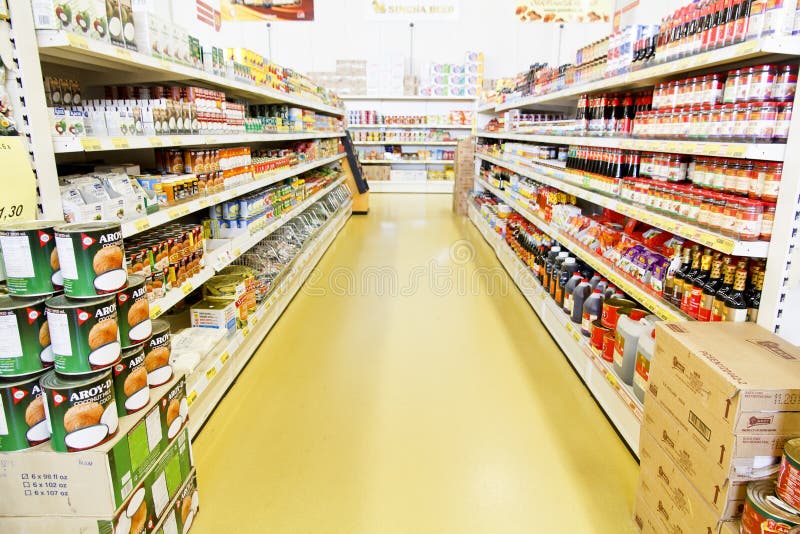 Modern Chinese Grocery Shop Editorial Photo - Image of architecture ...