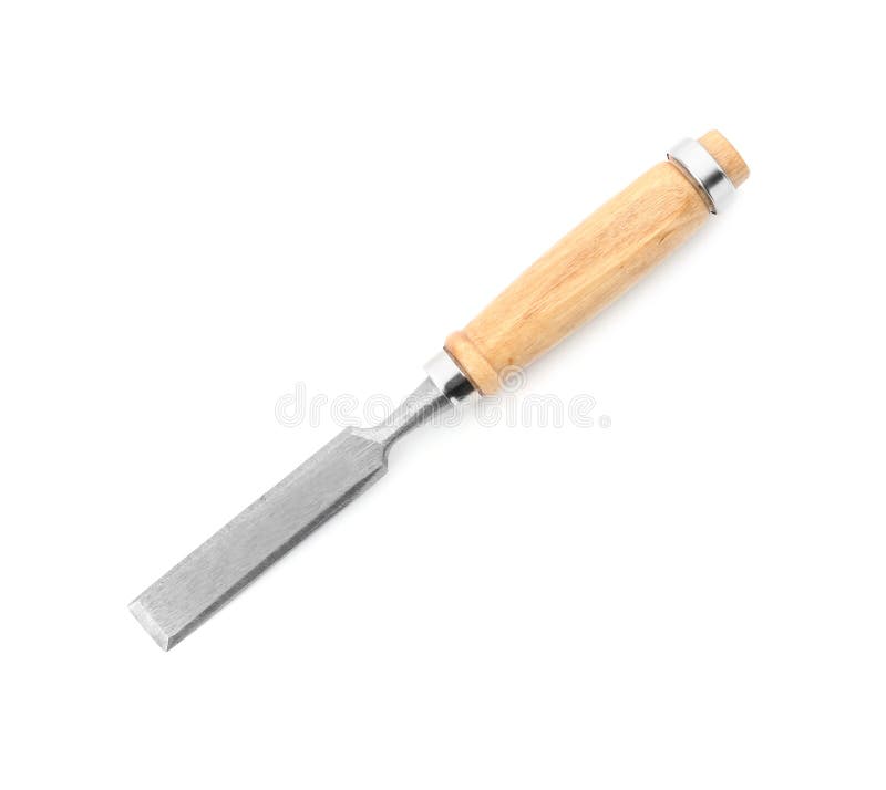 Modern Chisel Isolated. Carpenter`s Tool Stock Image - Image of ...