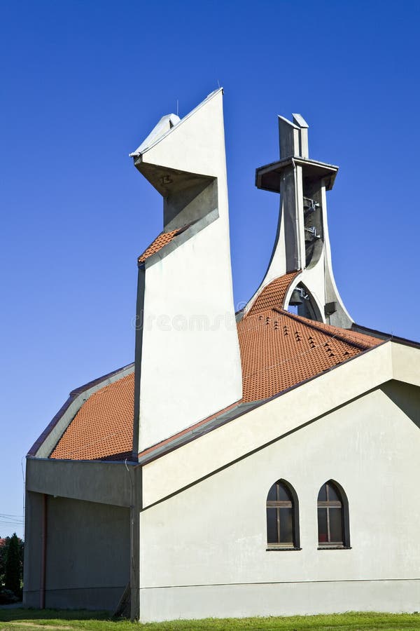 Modern church stock photo. Image of beautiful, christ - 23820014