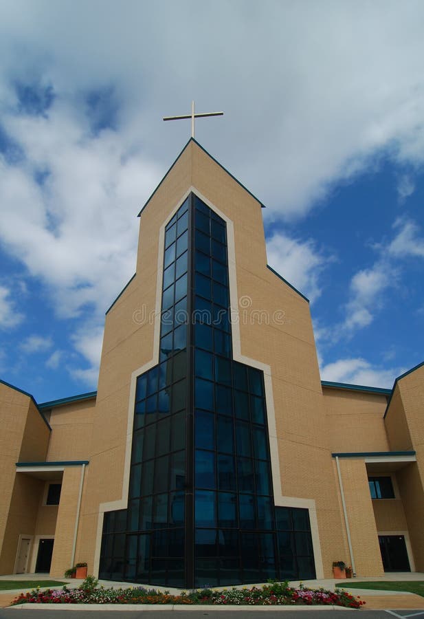 Modern church stock photo. Image of worship, modern, glass - 5384812
