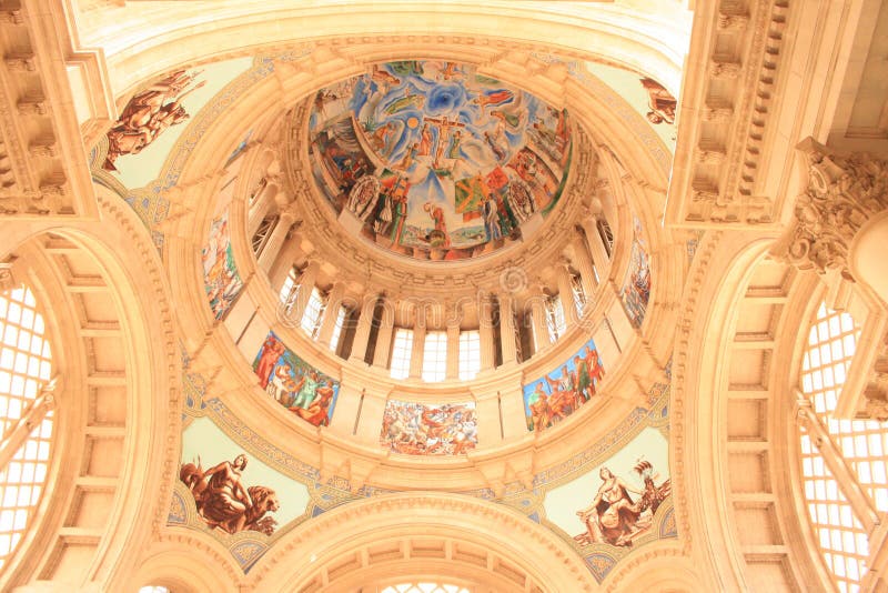 Church with Symmetrical Design Stock Photo - Image of panoramic, modern ...