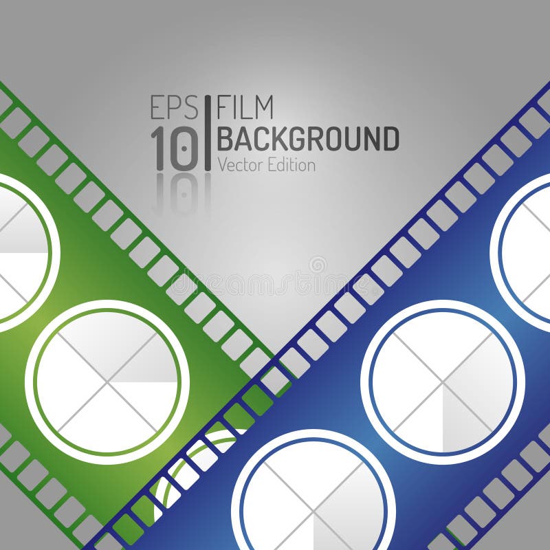 Modern Cinema Background Design. Vector Elements. Minimal Film ...