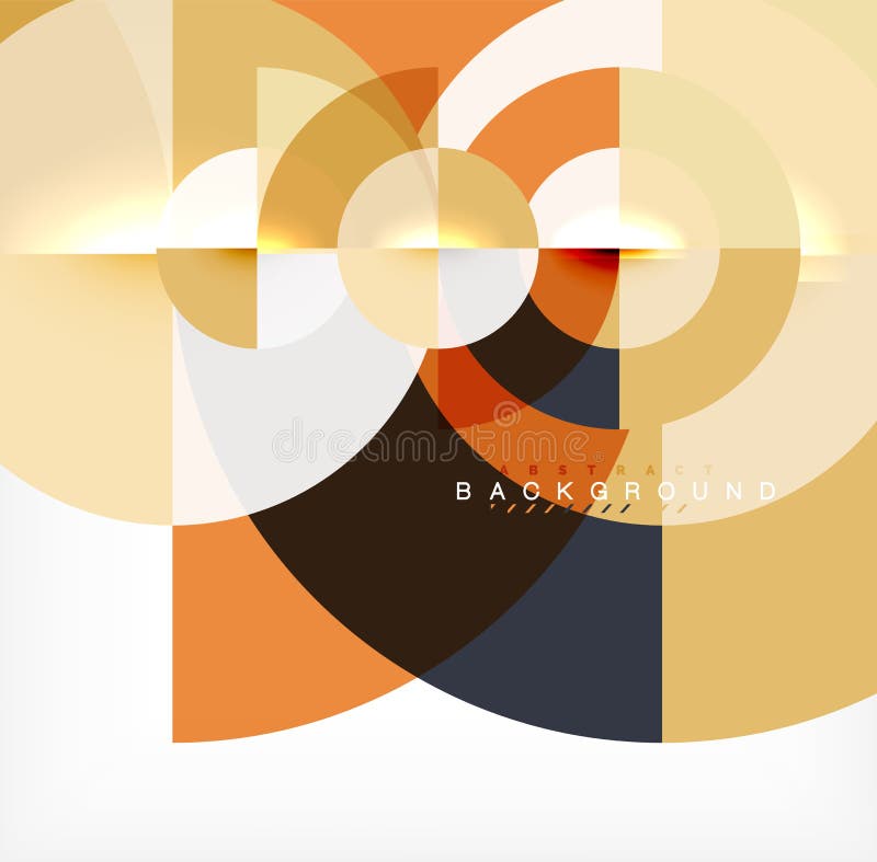 Modern Circle Abstract Background Stock Vector - Illustration of chart ...
