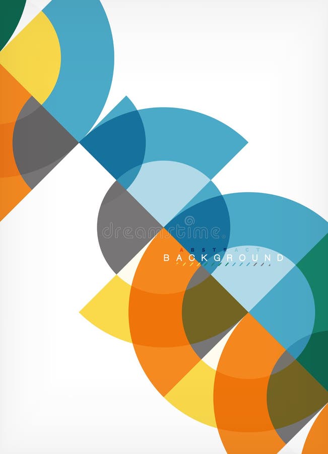 Modern Circle Abstract Background Stock Vector - Illustration of circle ...