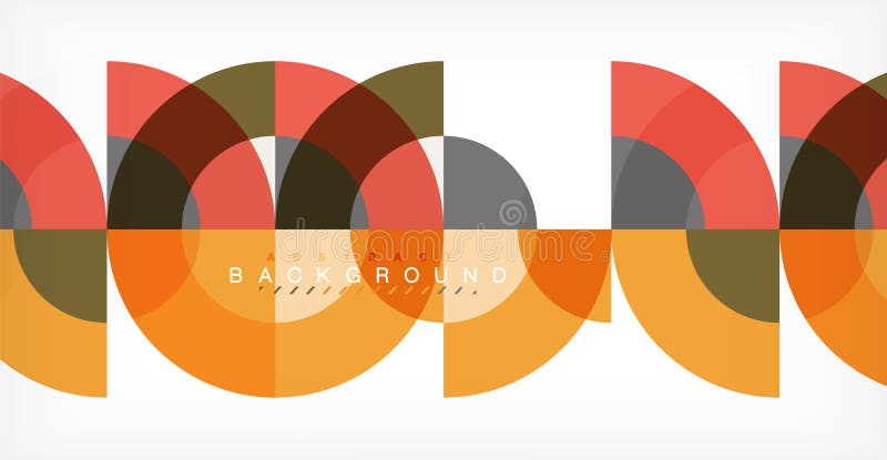 Modern Circle Abstract Background Stock Vector - Illustration of ...