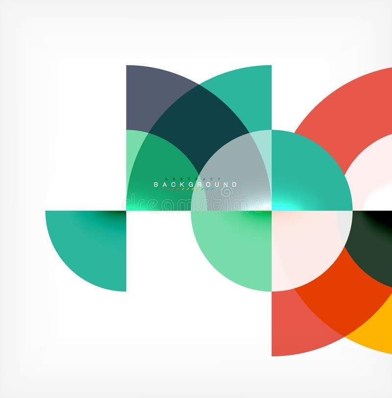 Modern Circle Abstract Background Stock Vector - Illustration of ...