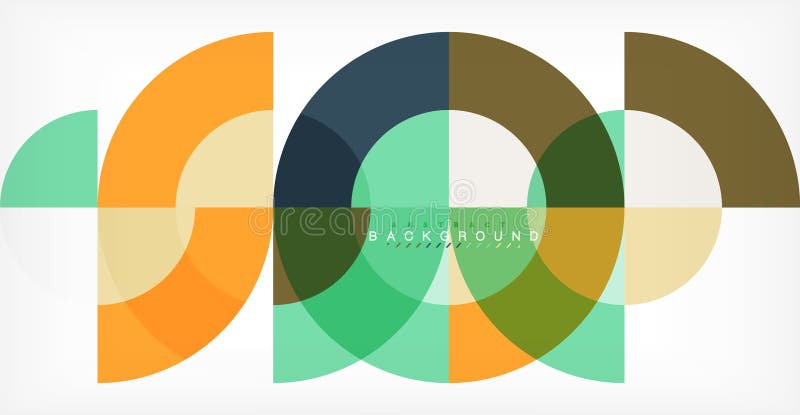 Modern Circle Abstract Background Stock Vector - Illustration of ...
