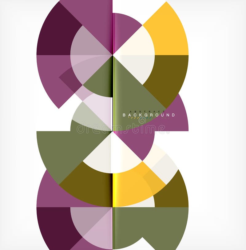 Modern Circle Abstract Background Stock Vector - Illustration of circle ...
