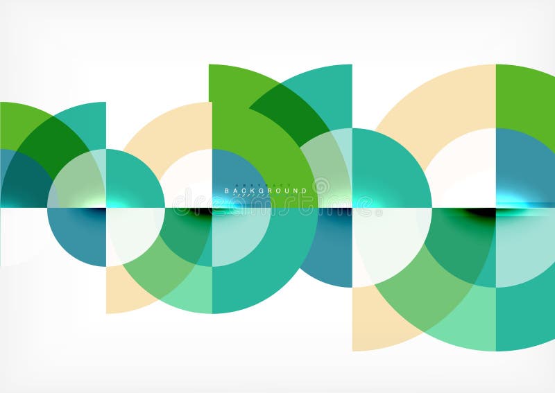 Modern Circle Abstract Background Stock Vector - Illustration of design ...