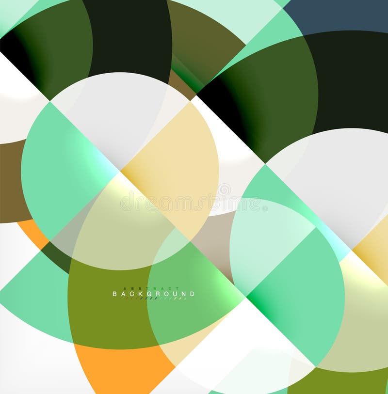 Modern Circle Abstract Background Stock Vector - Illustration of ...