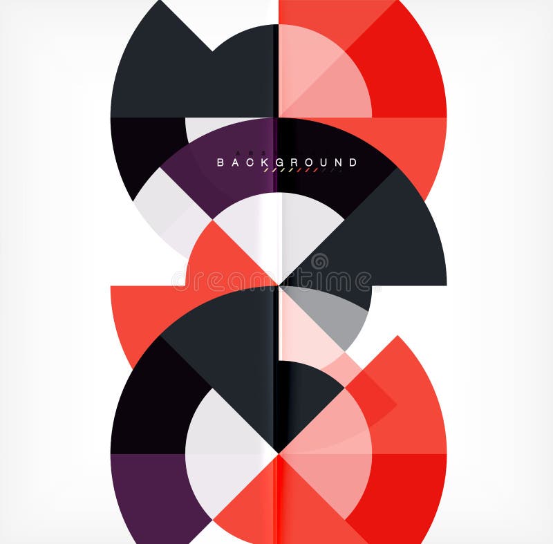 Modern Circle Abstract Background Stock Vector - Illustration of ...