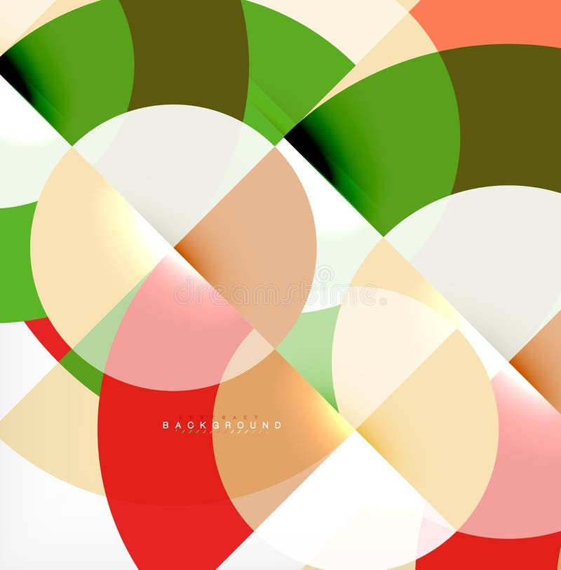 Modern Circle Abstract Background Stock Vector - Illustration of ...