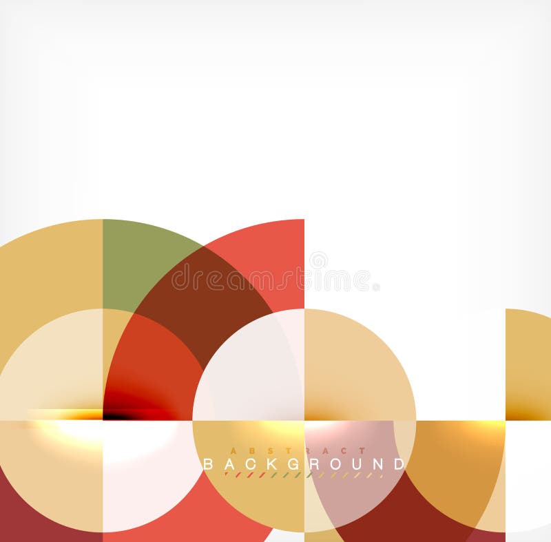 Modern Circle Abstract Background Stock Vector - Illustration of ...