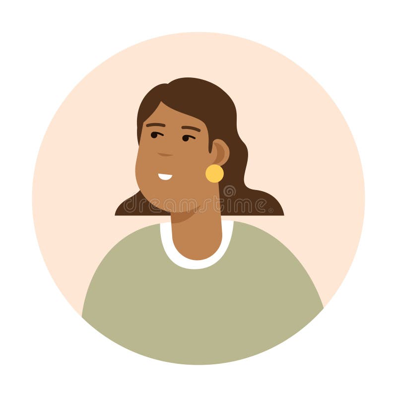 Modern circle avatar. stock vector. Illustration of community - 311437472