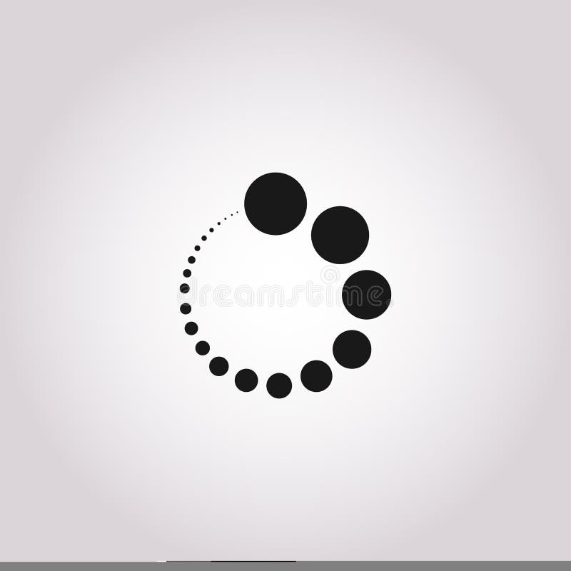 Modern Circle Dotted Logo. Symbol and Icon Vector Template. Business ...