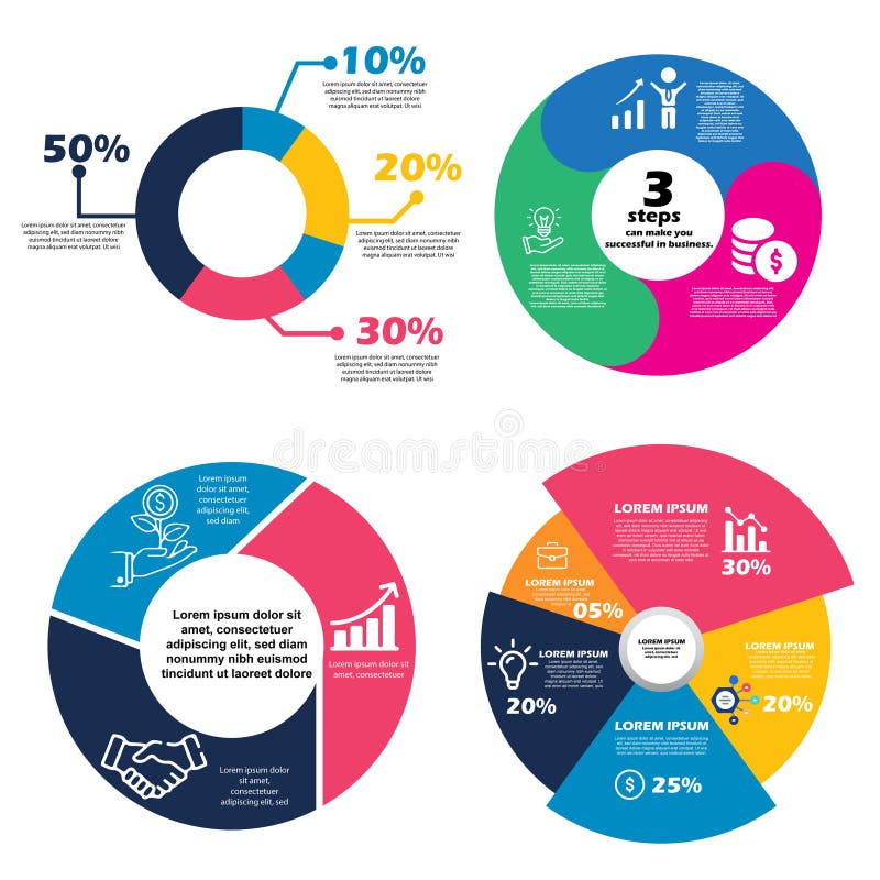 Modern Circle Vector Illustration. Can Be Used for Workflow Layout ...
