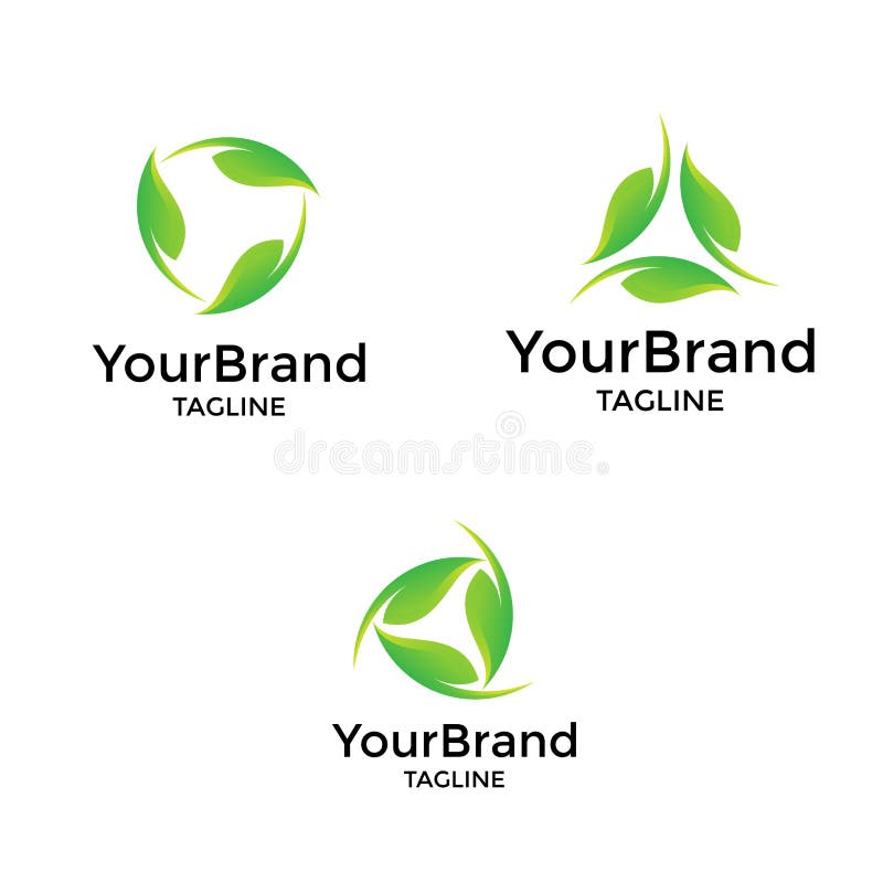 Circle Leaf Logo Stock Illustrations – 89,765 Circle Leaf Logo Stock ...
