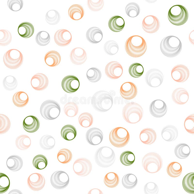 Modern Circle Rings Textile Print. Round Shape Geometric Elements Stock ...