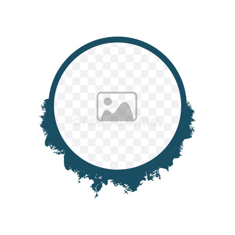 Modern Circle Shape or Photo Frame. Vector Graphic Design Stock ...