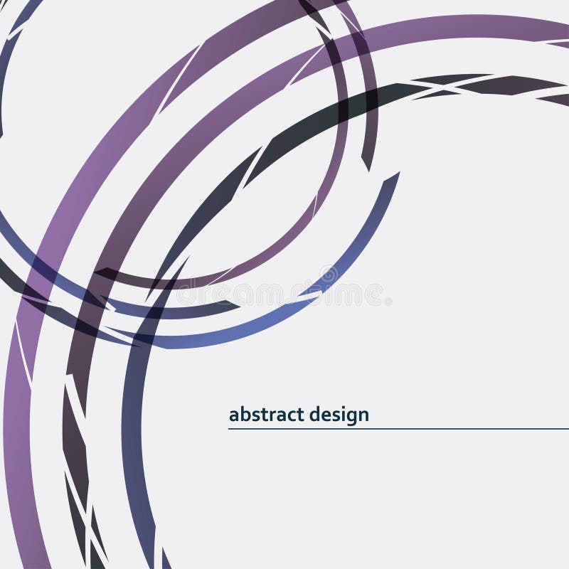 Modern Circle Vector Illustration Concept Design Stock Vector ...