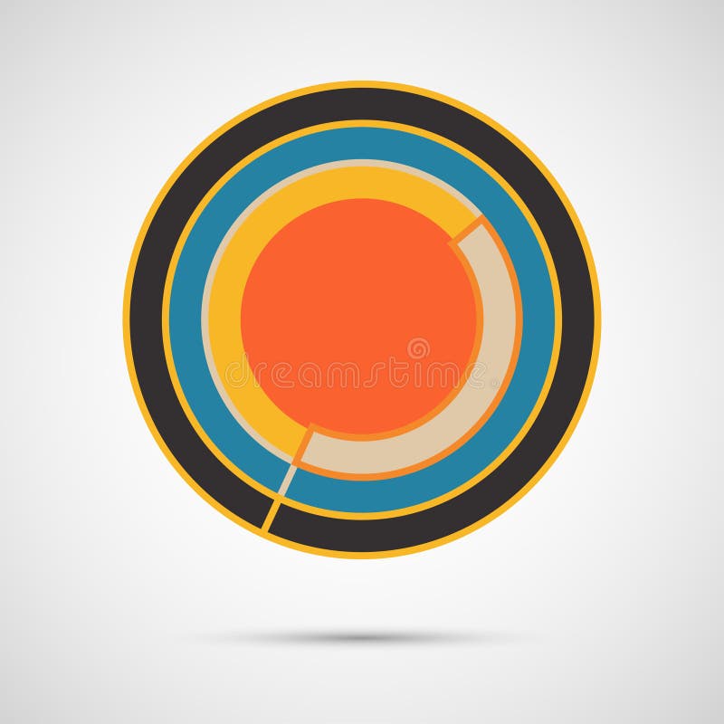 Modern Circle Vector Illustration. Concept Design Stock Vector ...