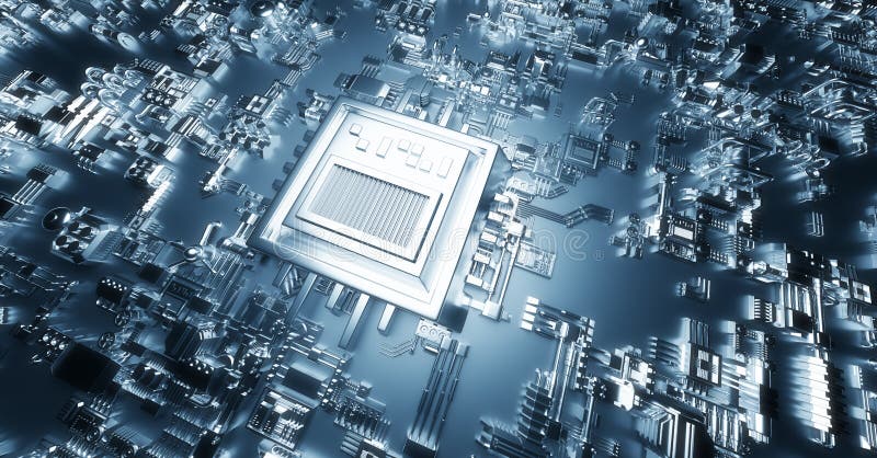Modern Circuit Board, Hardware Stock Photo - Image of circuit, graphic ...