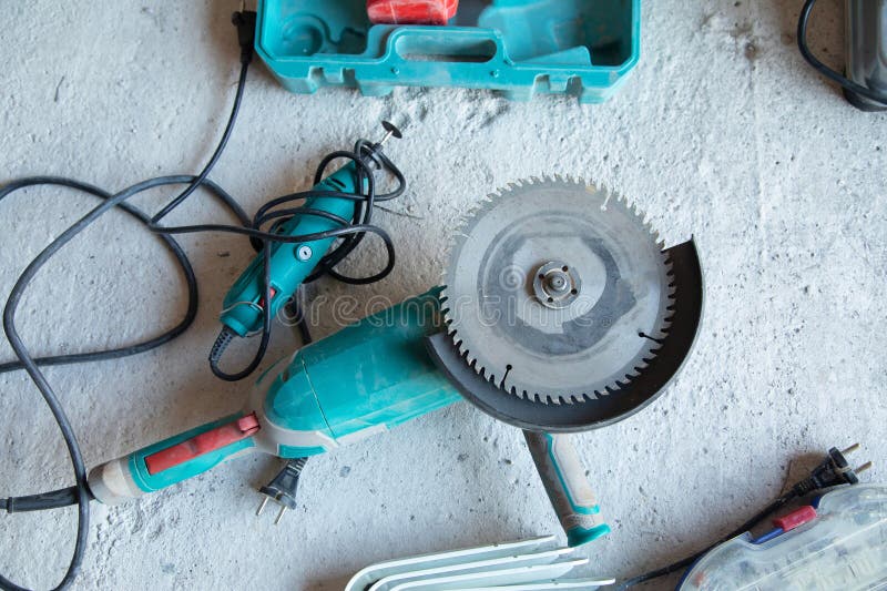 Modern Circular Cutting Machine. Cutting Stock Illustration ...