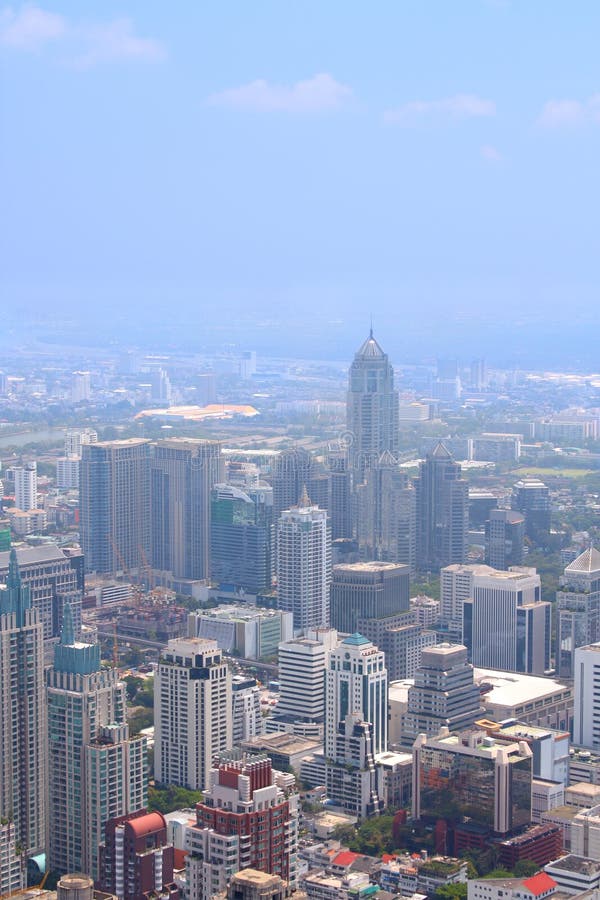 Modern city aerial view stock image. Image of perspective - 14825707