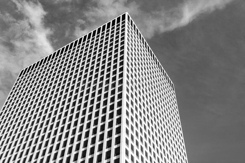 Modern City Building. Skyscraper in Metropolis City. City Downtown ...