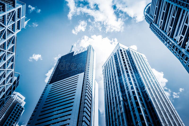 The Modern City Construction Stock Image - Image of landmark, city ...