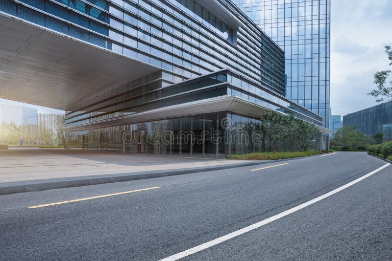 The Modern City Construction and Road Stock Photo - Image of freeway ...