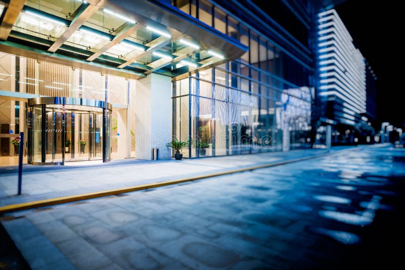 The Modern City Construction and Road Stock Image - Image of outdoor ...