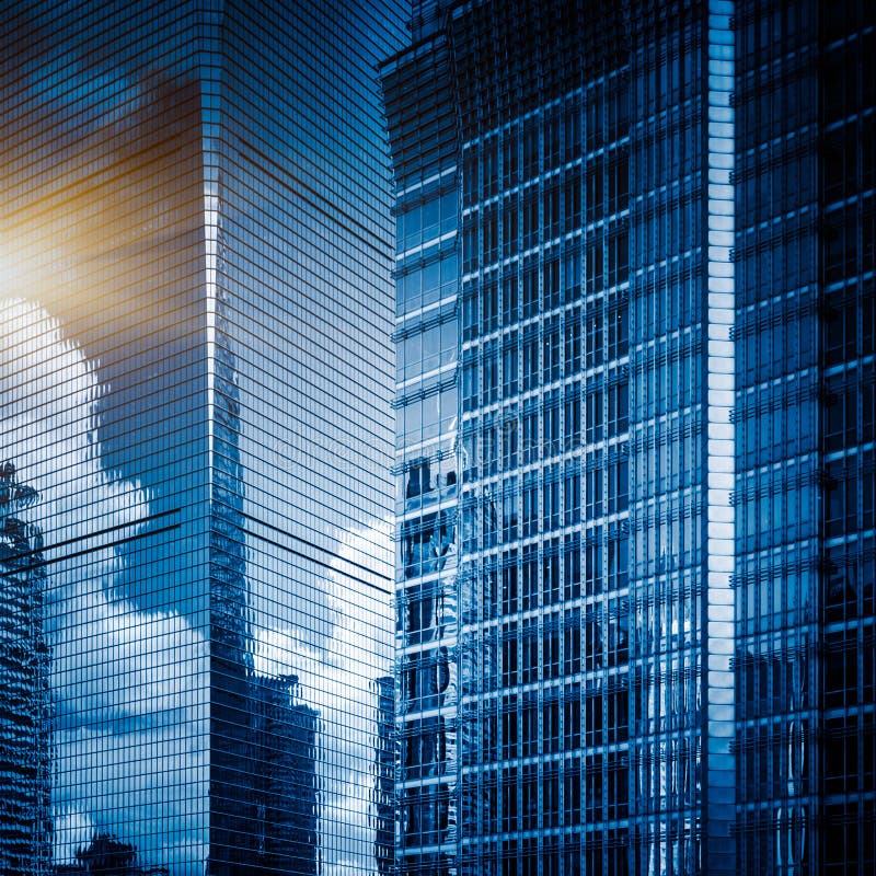 The Modern City Construction, Shanghai Stock Image - Image of bright ...