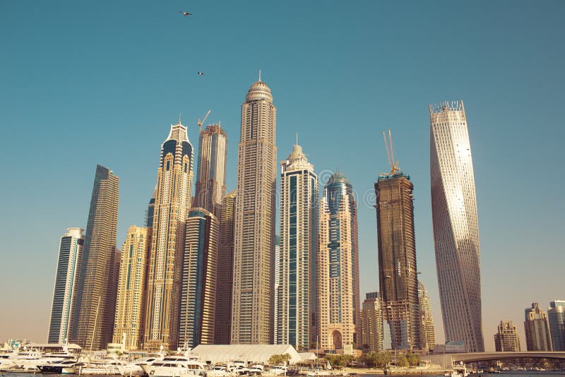 Modern city Dubai editorial photo. Image of filter, sunlight - 62106106