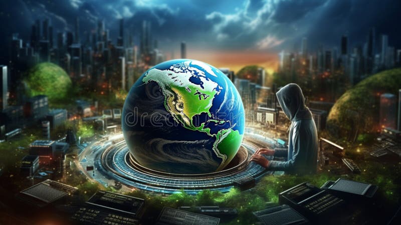 Modern City. Green Technology and Environmental Technology. Science ...