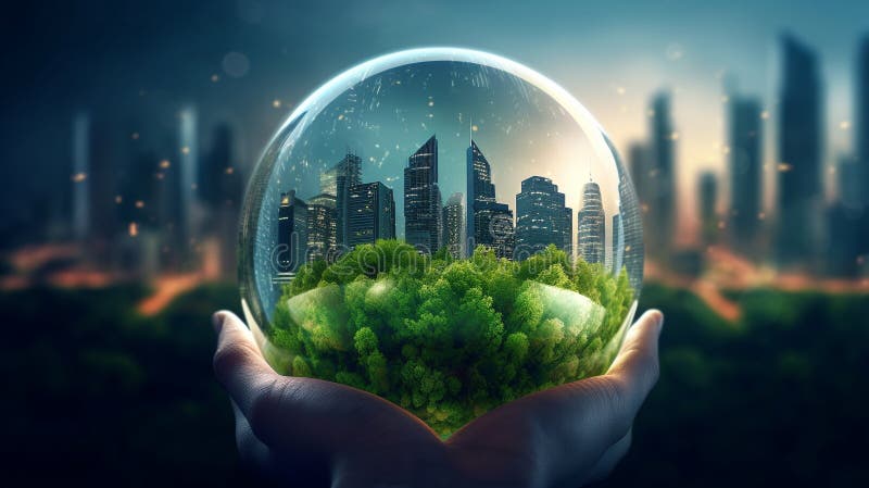 Modern Ciry, Green Technology and Environmental Technology. Science ...