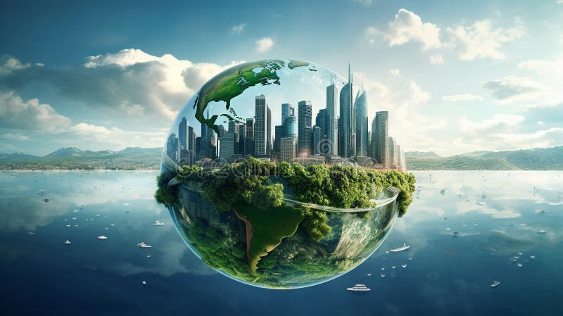 Modern Ciry, Green Technology and Environmental Technology. Science ...