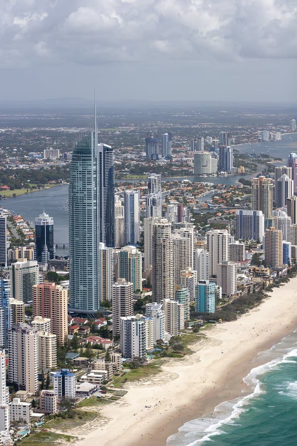 Modern City Located on a Beautiful Coast Editorial Photo - Image of ...