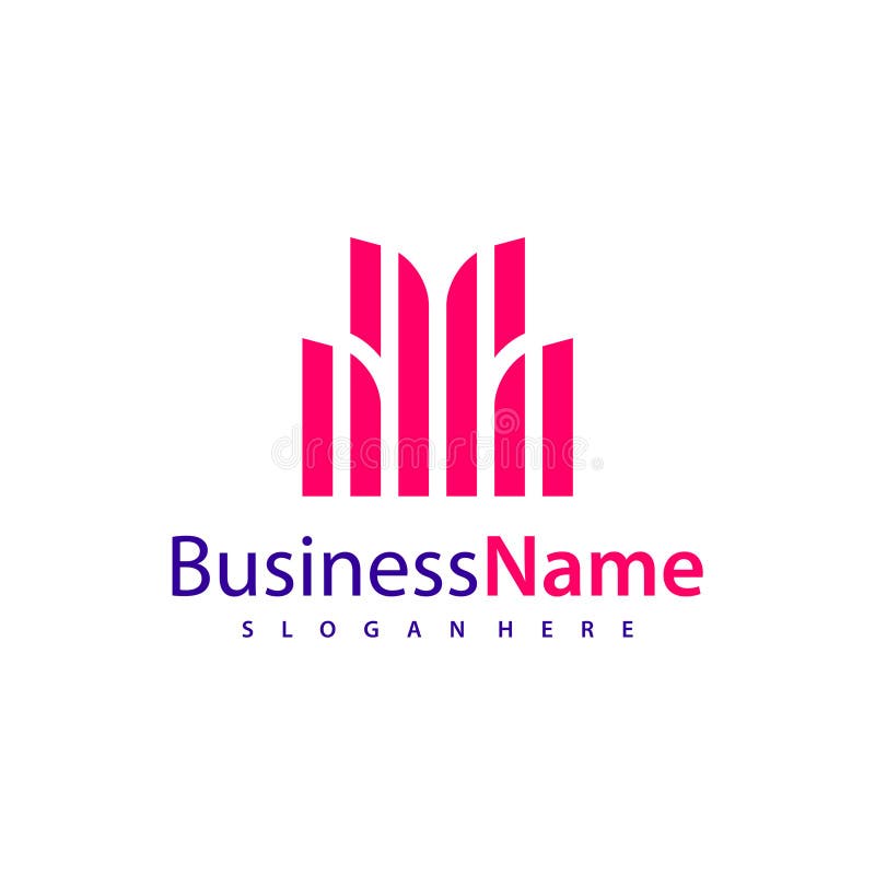 Modern City Logo Design Vector Illustration, Creative Building Logo ...